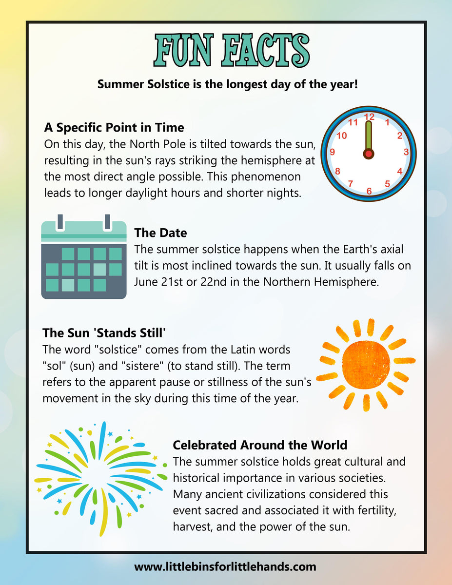 Summer Solstice Pack – Little Bins for Little Hands