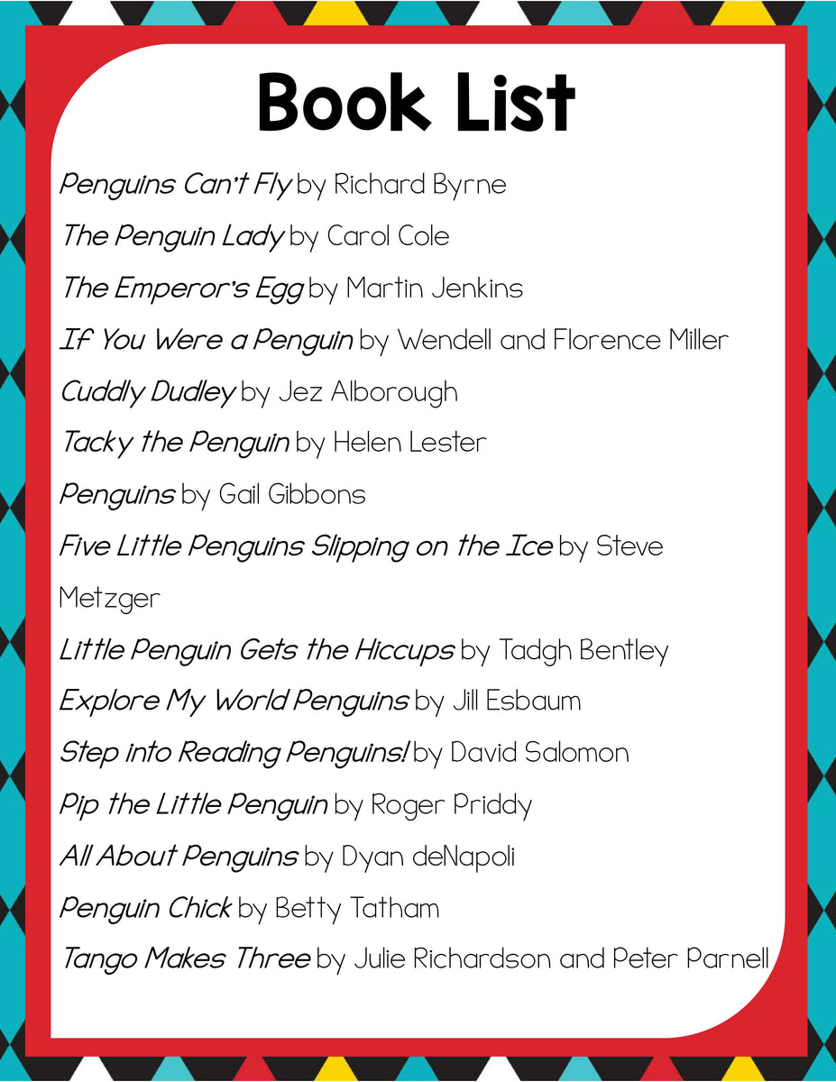 Preschool Penguin Theme Pack – Little Bins for Little Hands