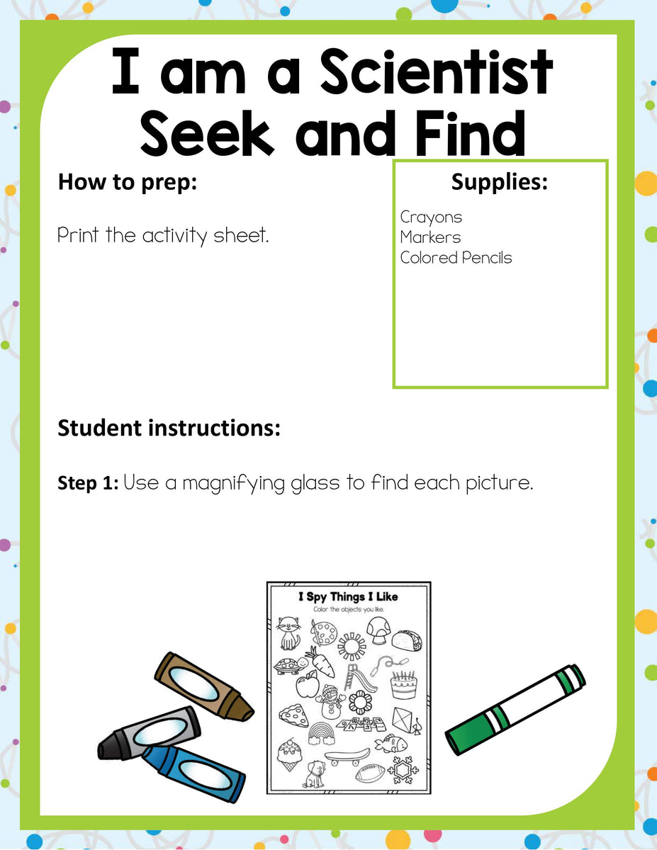 Preschool Science Pack – Little Bins for Little Hands