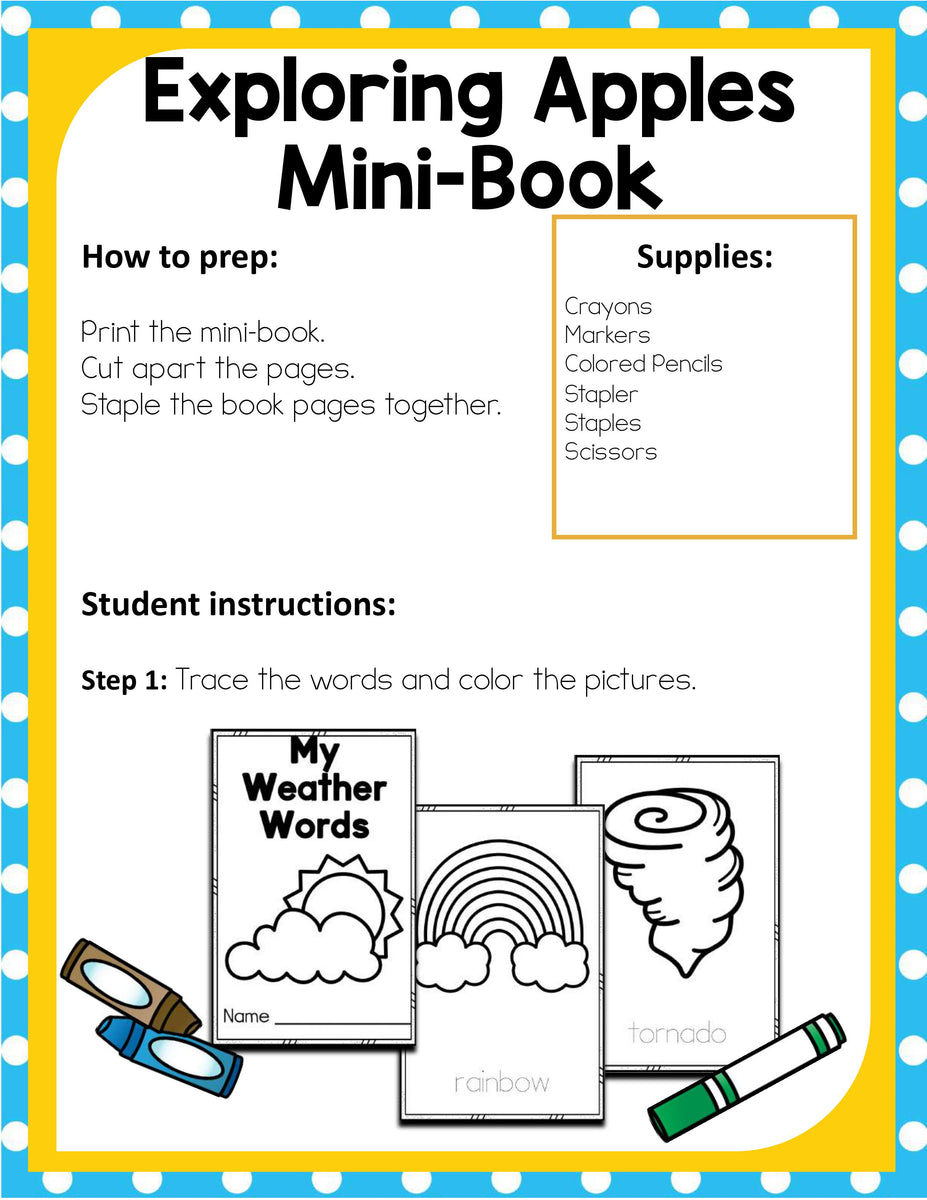 Preschool Weather Theme Pack – Little Bins for Little Hands