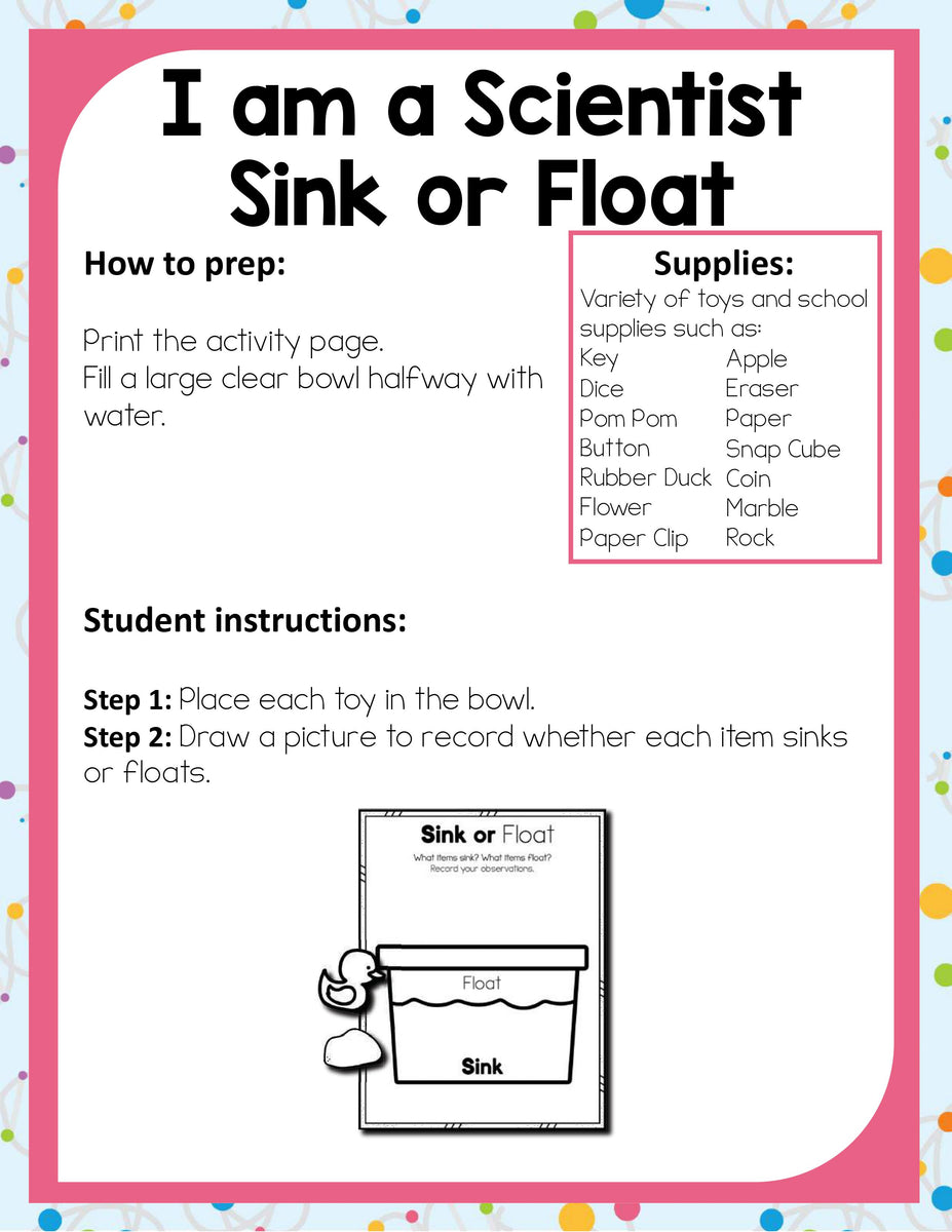 Preschool I Can Explore Science Theme Pack – Little Bins for Little Hands