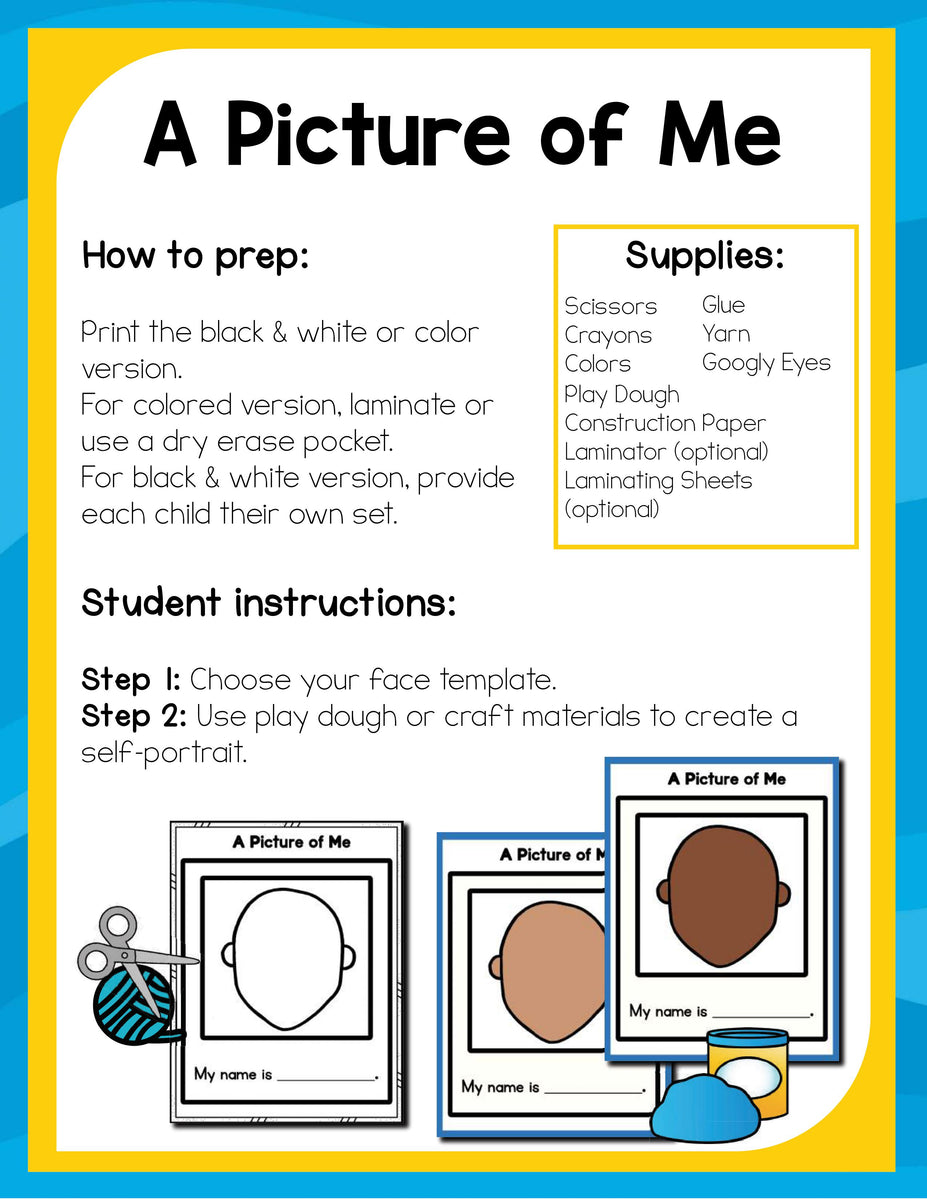 Preschool All About Me Theme Pack – Little Bins for Little Hands