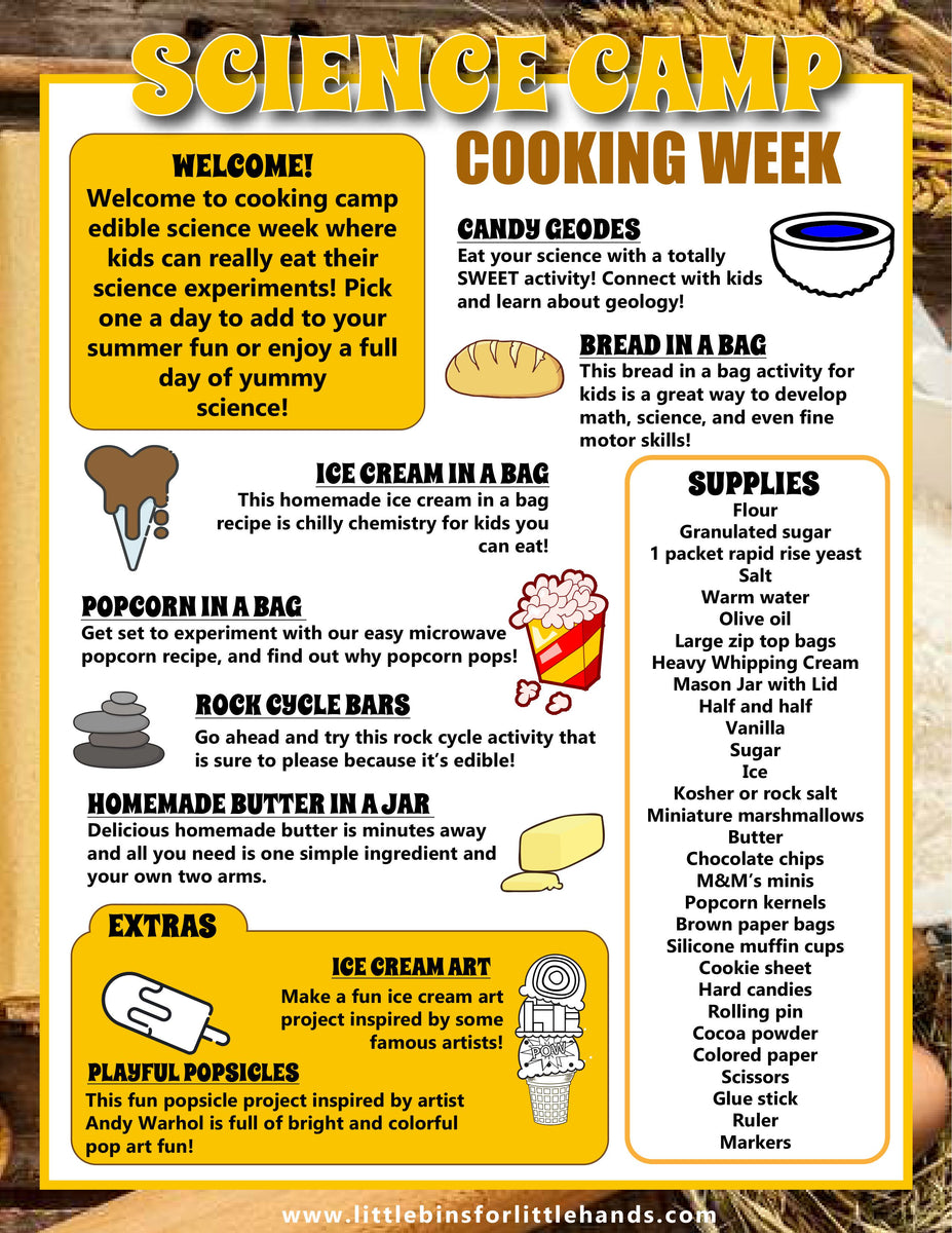 Kitchen Science Camp: Edible STEM Activities & Science Labs for Kids ...