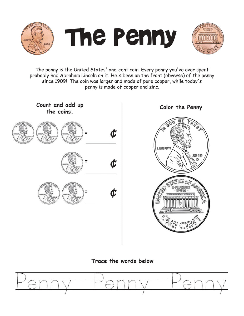 Math Counting Coins Activities Pack – Little Bins for Little Hands