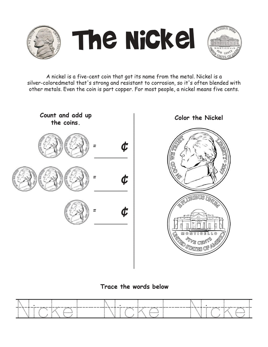 Math Counting Coins Activities Pack – Little Bins for Little Hands