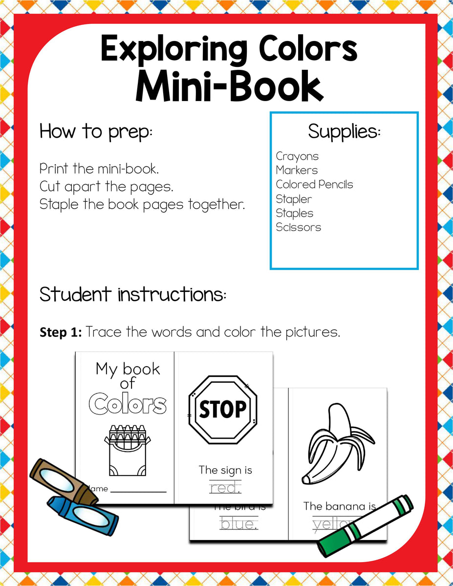 Preschool Colors Theme Pack – Little Bins for Little Hands