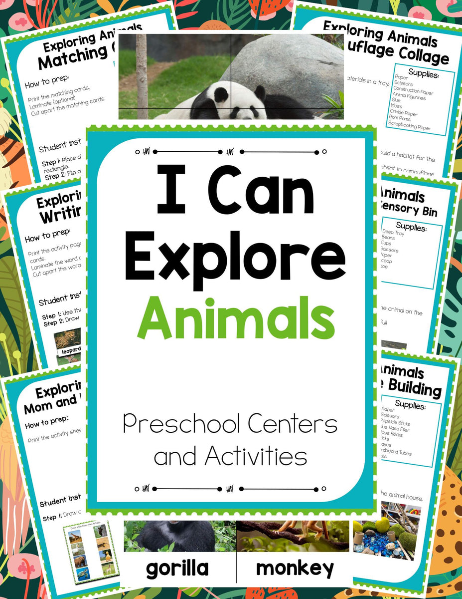 Preschool Animal Theme Activities – Little Bins for Little Hands