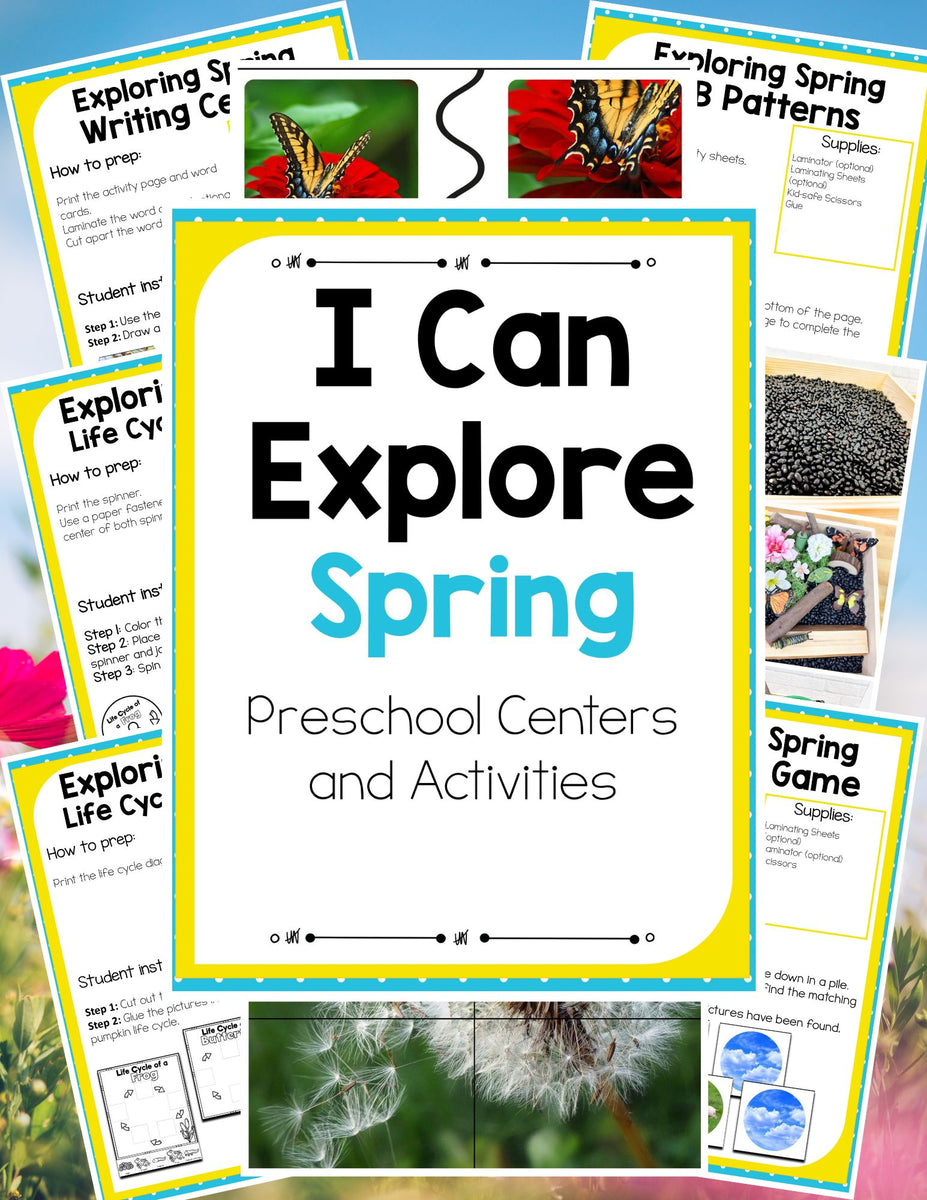 Preschool Spring Theme Pack – Little Bins for Little Hands