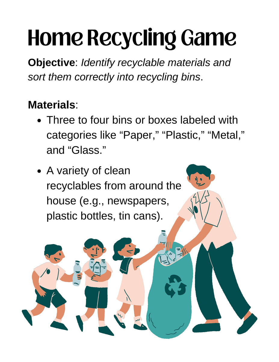 Earth Day Recycling Unit Environmental Science – Little Bins for Little ...