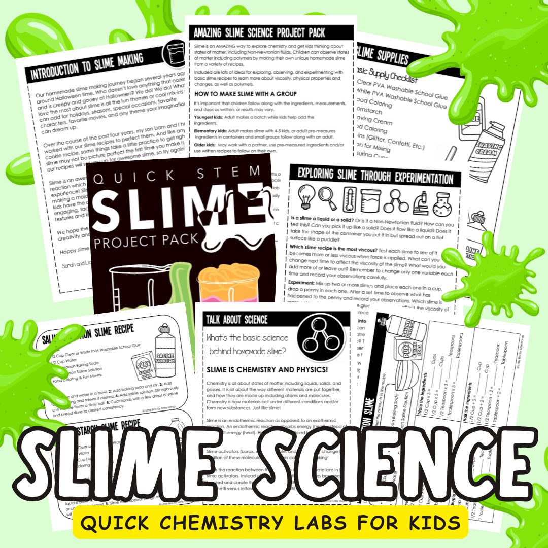 Slime Science Labs Pack – Little Bins for Little Hands