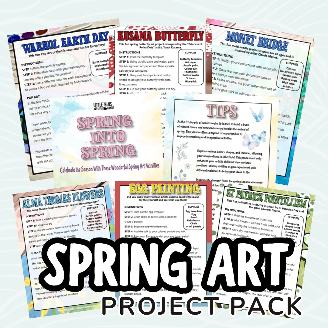 Spring Art Projects: Holidays and Seasonal Activities – Little Bins for ...
