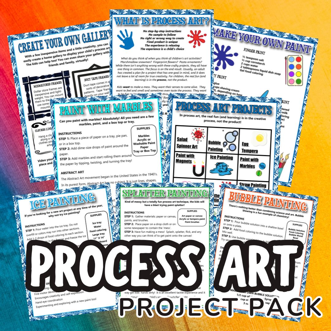 Art Process Pack – Little Bins for Little Hands