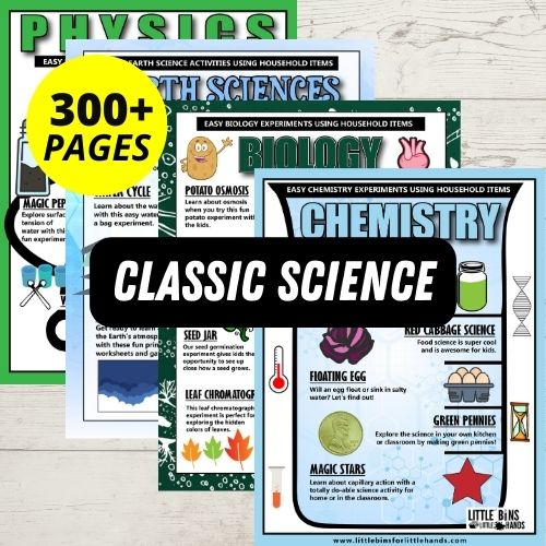 Classic Science Activities Pack – Little Bins for Little Hands