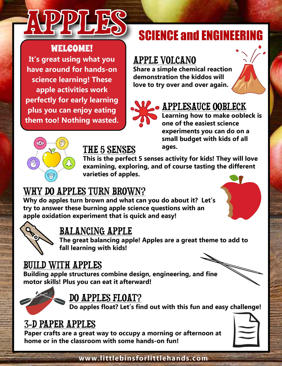 Fall Apple STEM Pack – Little Bins for Little Hands