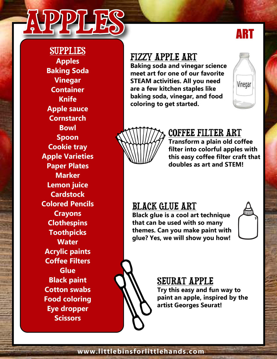 Fall Apple STEM Pack – Little Bins for Little Hands