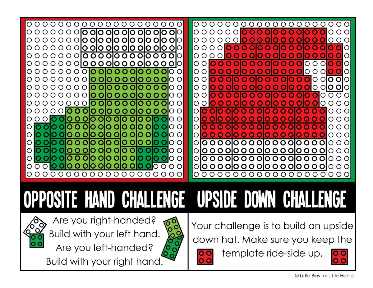 Brick Advent Challenge Calendar Countdown Pack – Little Bins for Little ...