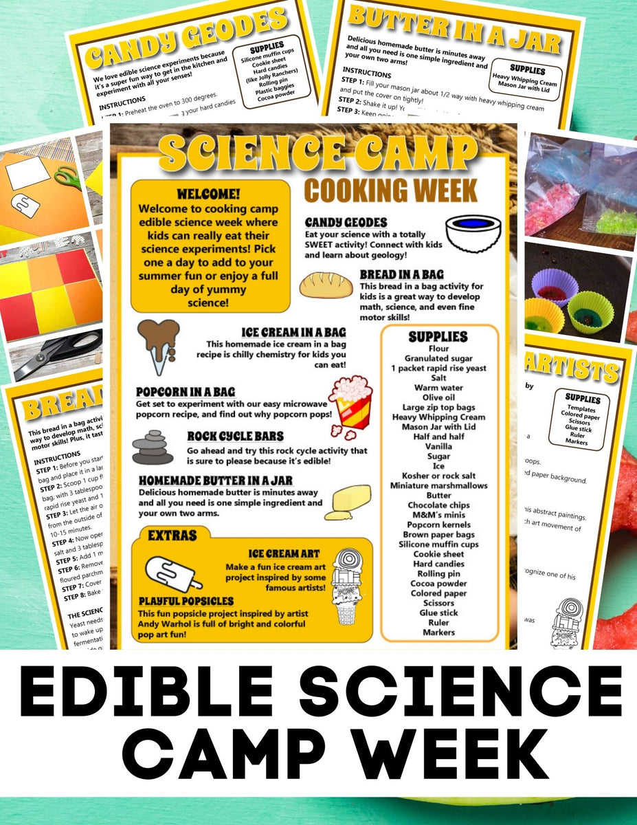 Science Camp Week: Edible/Cooking Science – Little Bins for Little Hands