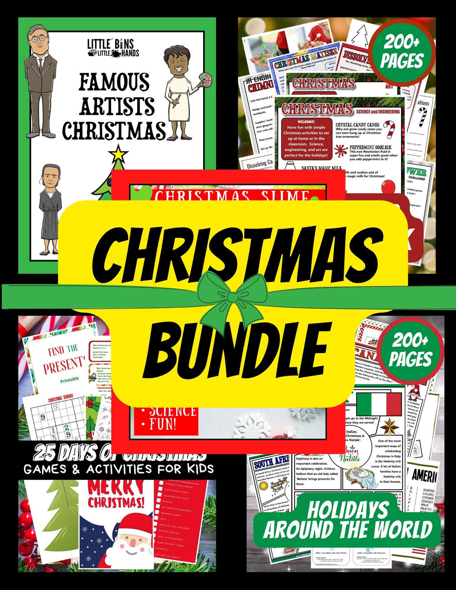 Christmas Activities Bundle – Little Bins for Little Hands