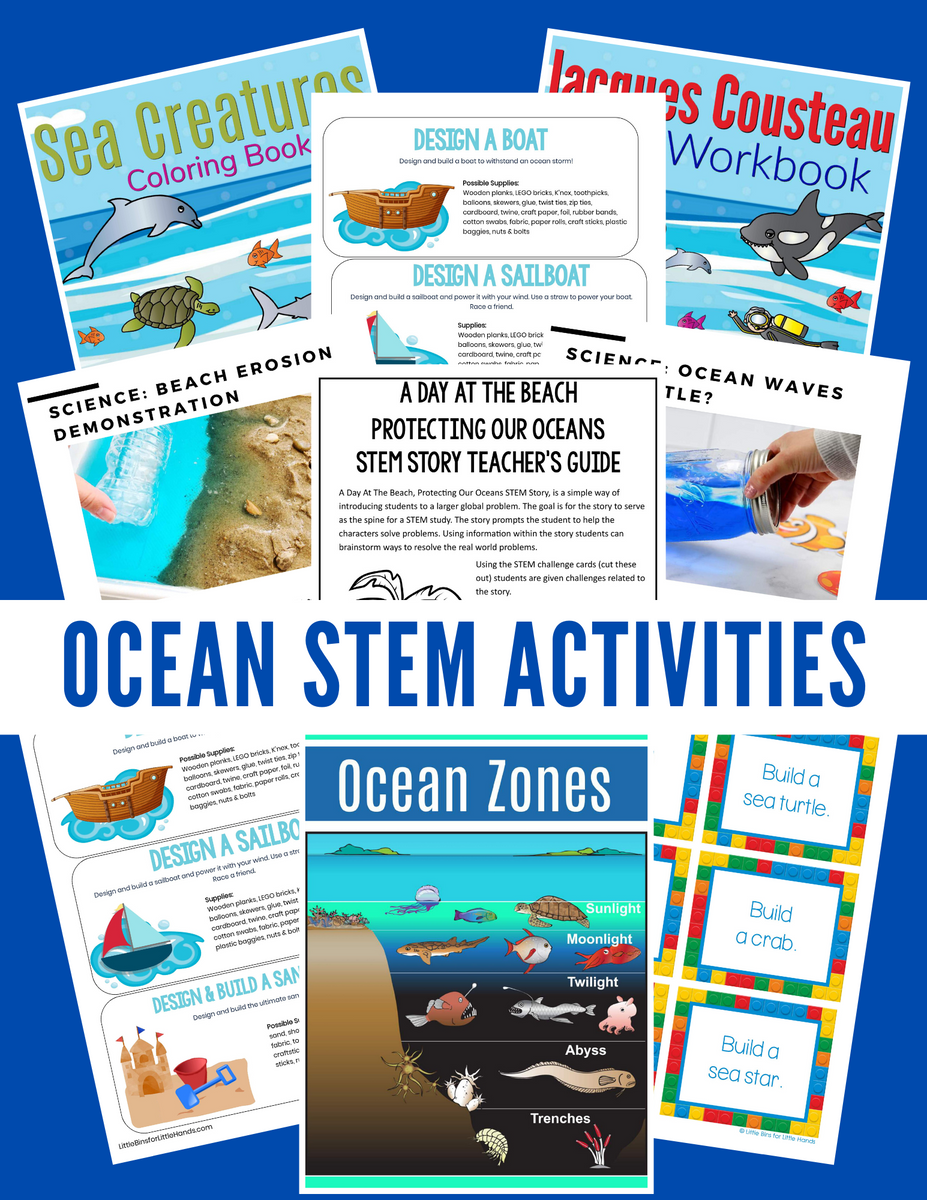 Ocean STEM Pack – Little Bins for Little Hands