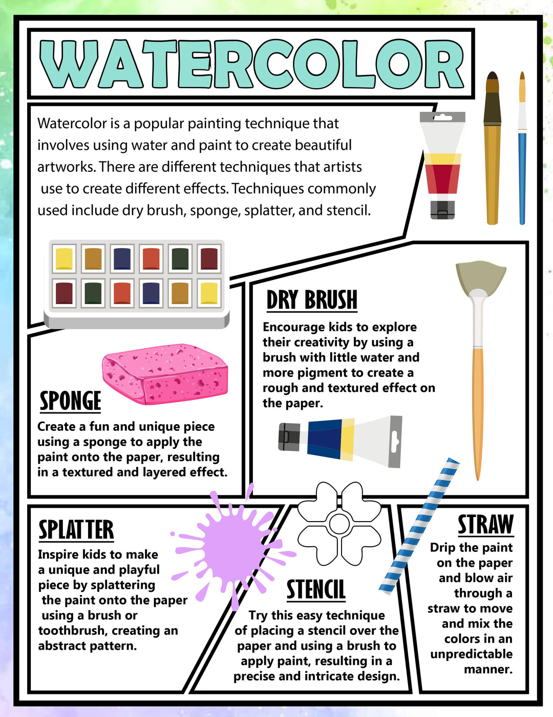 Art Techniques and Projects Pack – Little Bins for Little Hands