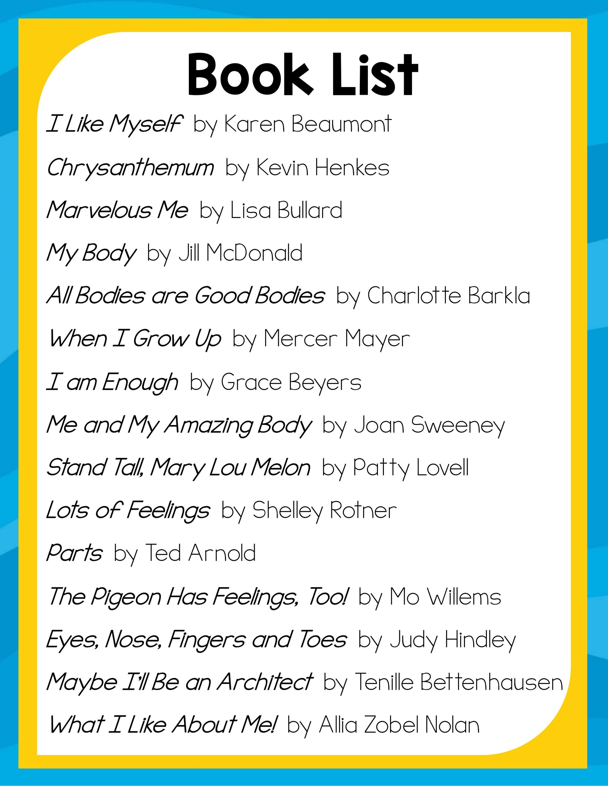 Preschool All About Me Theme Pack – Little Bins for Little Hands