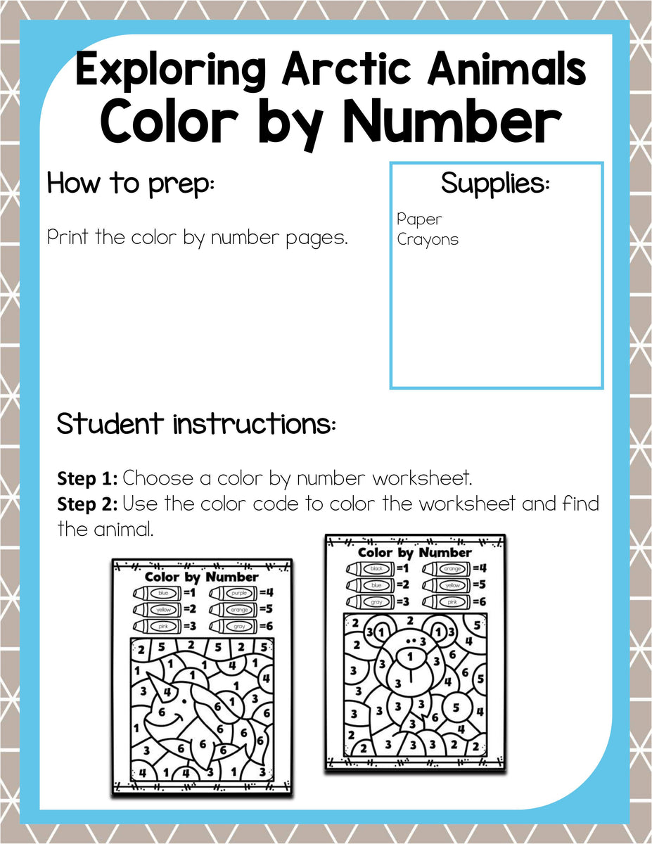 Preschool Arctic Theme Pack – Little Bins for Little Hands