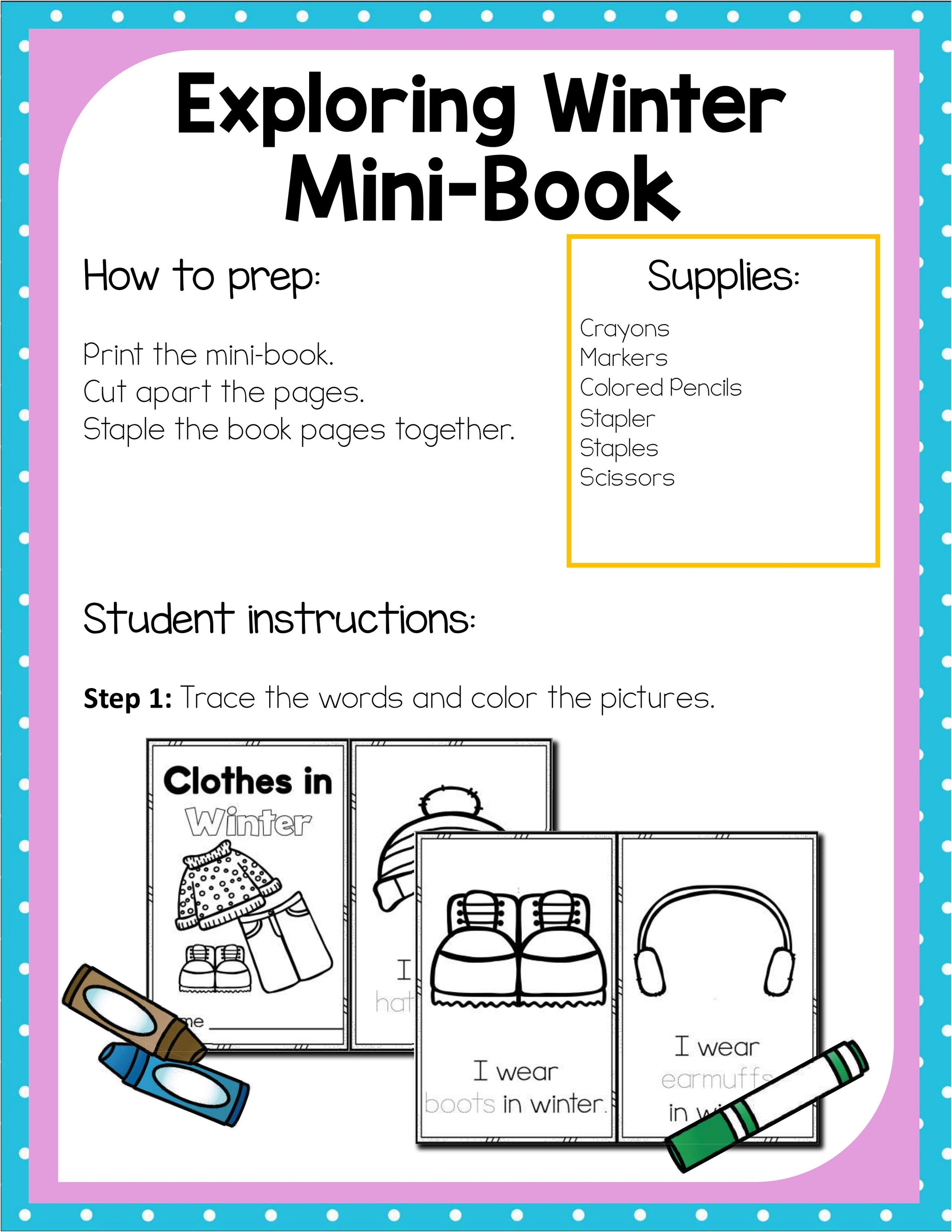 Preschool Winter Theme Pack – Little Bins for Little Hands