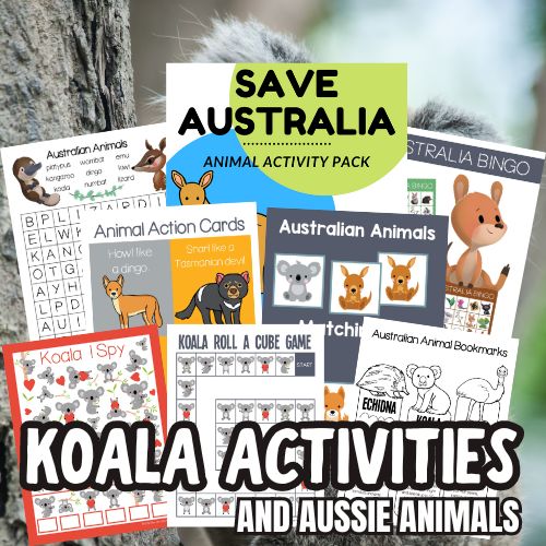 Australian Animal Activity Pack (100% Donation) – Little Bins for ...