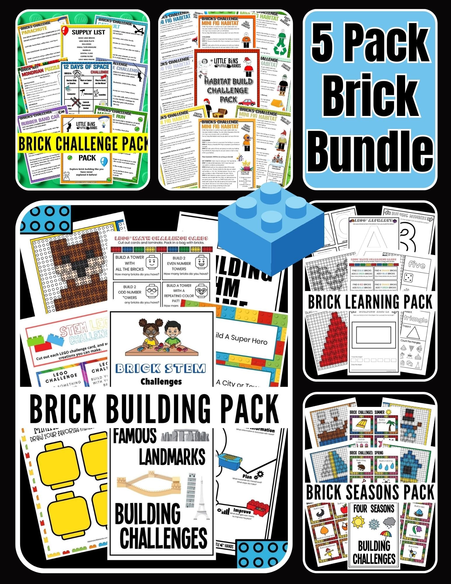 Brick Building – Little Bins for Little Hands