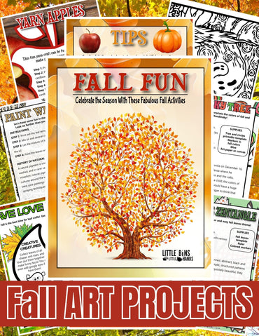 Fall Art Projects (Apples, Pumpkins, Leaves, Halloween, Thanksgiving ...