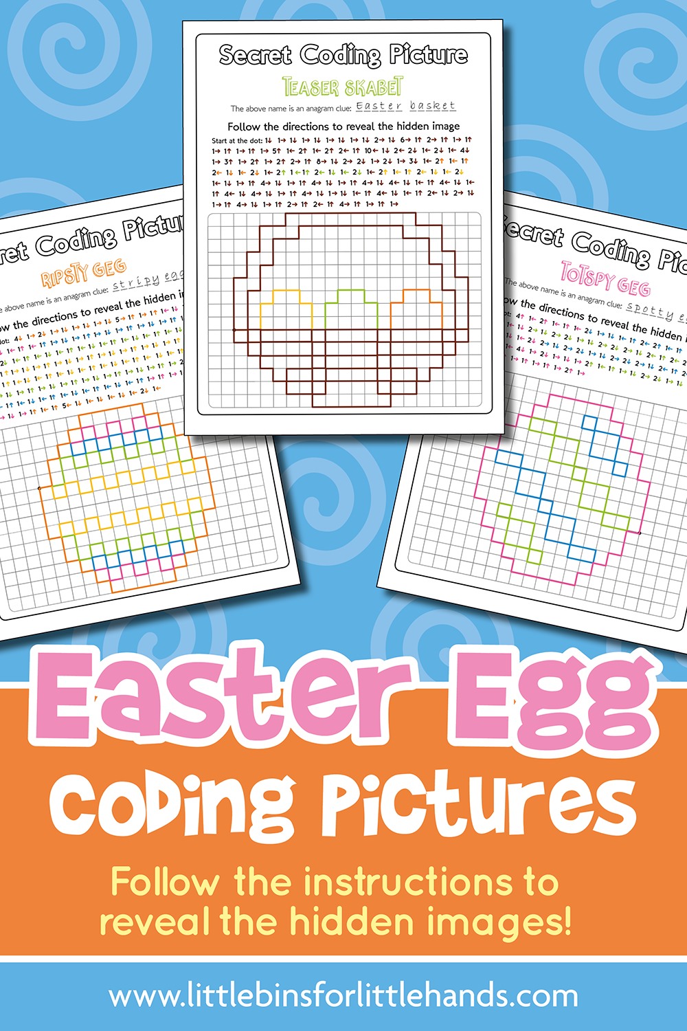 Coding Secret Picture Project Pack – Little Bins for Little Hands