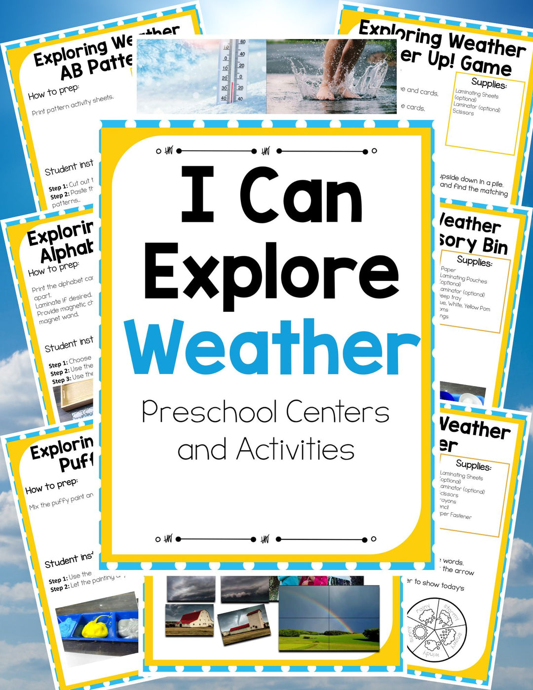 Preschool Weather Theme Pack – Little Bins for Little Hands