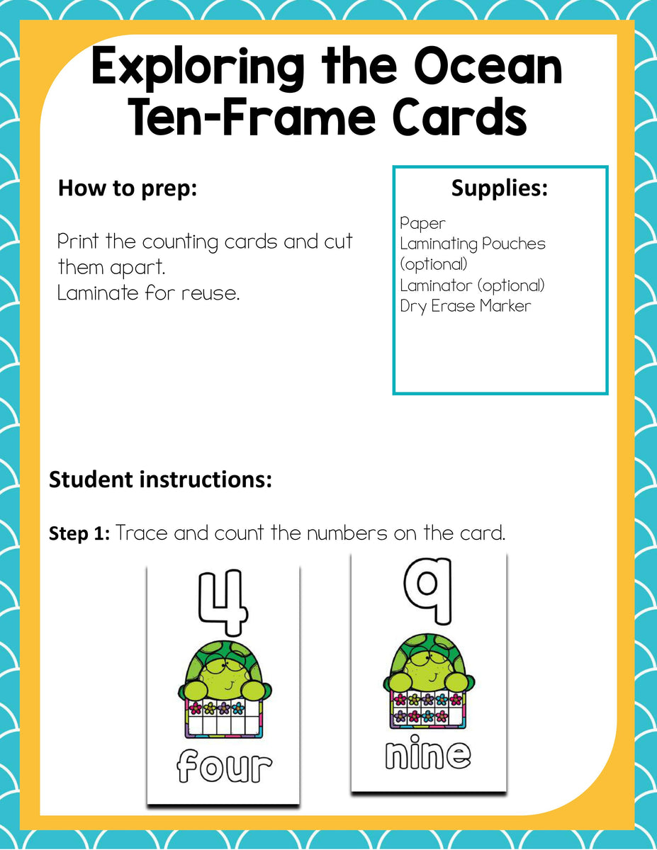 Preschool Ocean Activities Pack – Little Bins for Little Hands