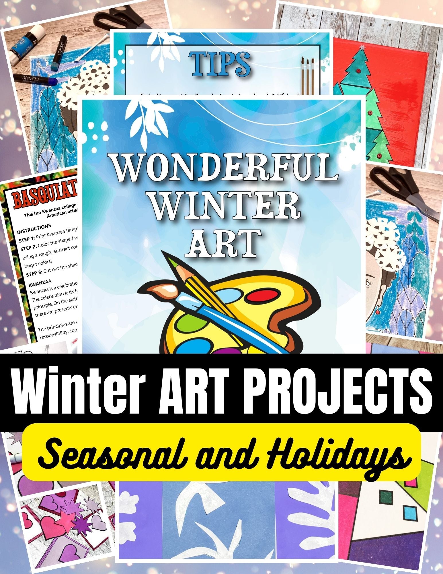 Winter Art Projects: Holidays and Seasonal Activities – Little Bins for ...