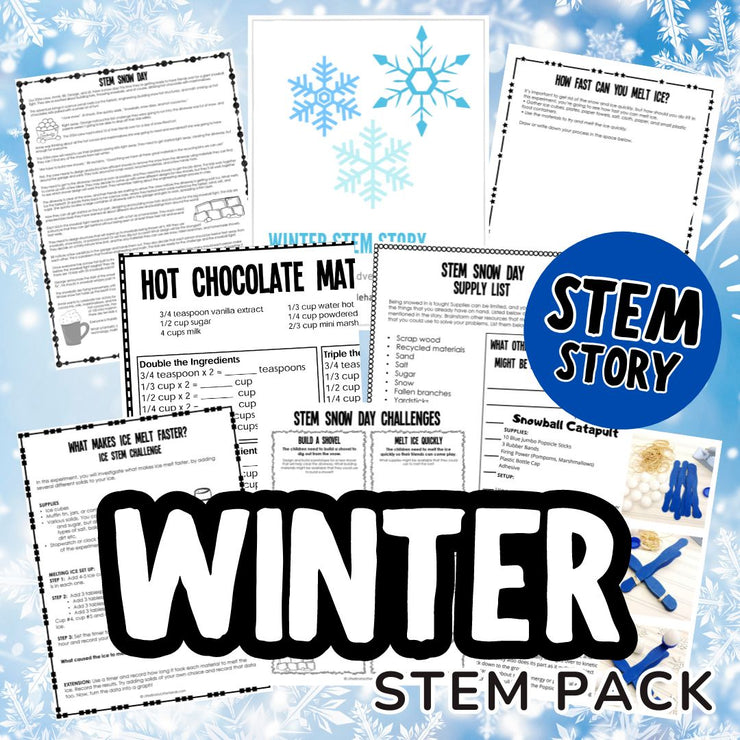 Winter STEM Story Challenges & Activities – Little Bins for Little Hands