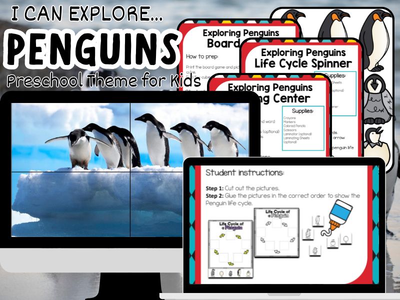 Preschool Penguin Theme Pack – Little Bins for Little Hands