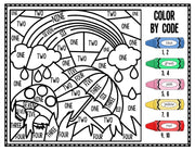 Spring Color By Code Math! – Little Bins for Little Hands