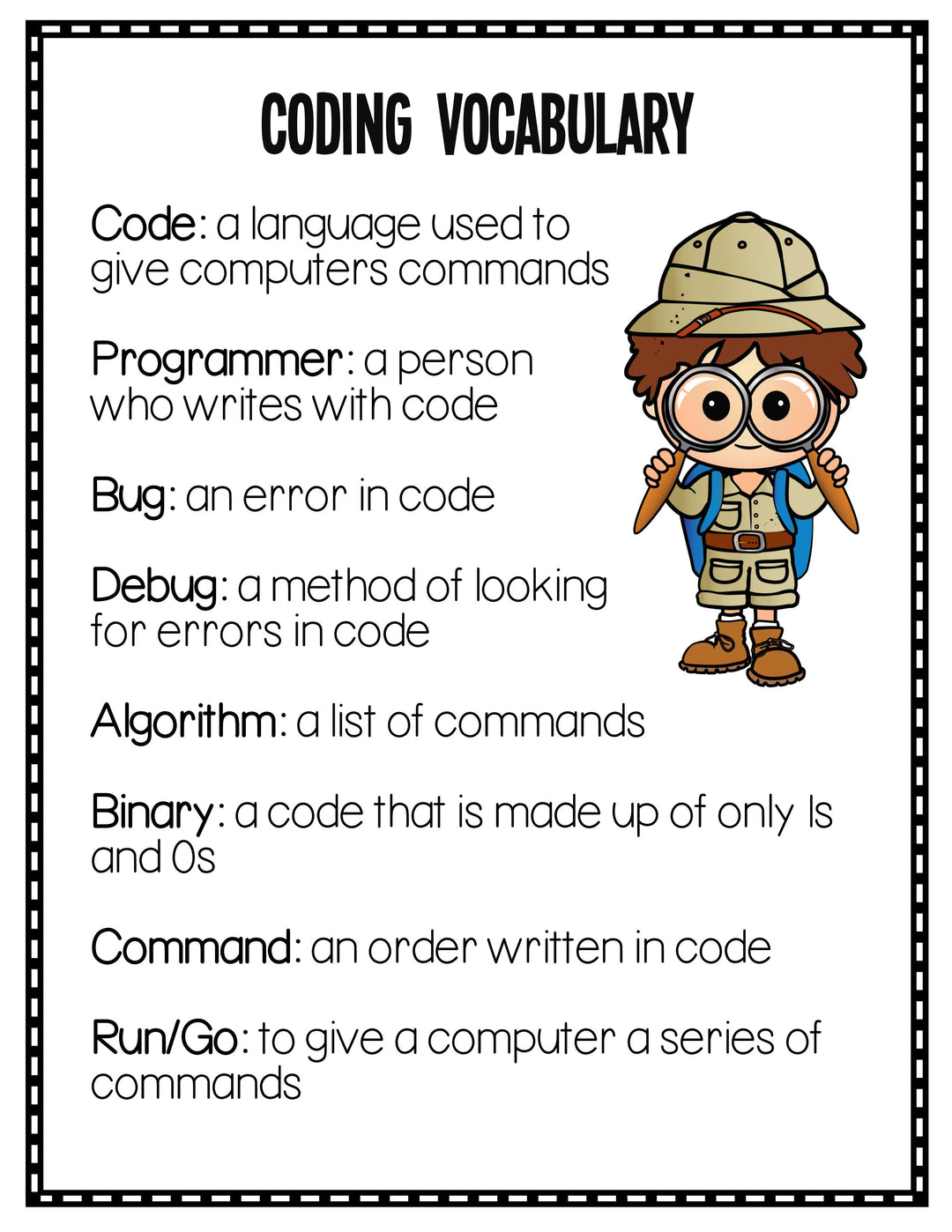 Coding Explorer's Quest Pack – Little Bins for Little Hands