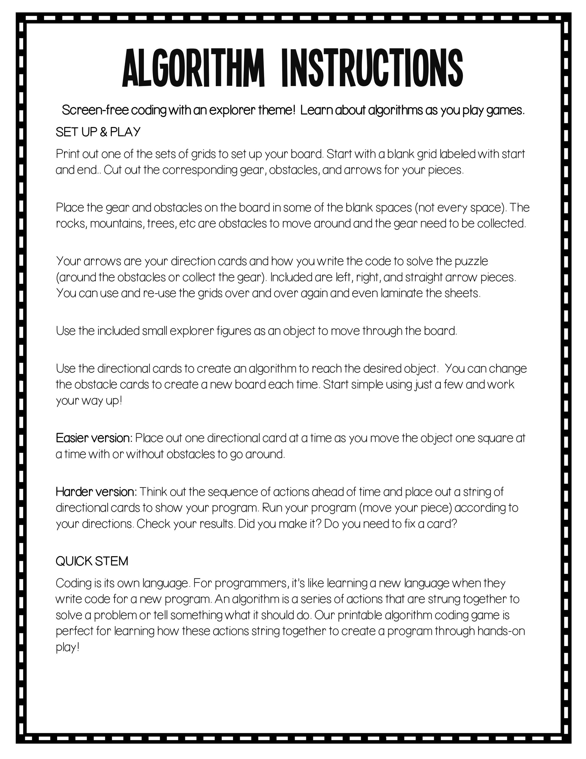 Coding Explorer's Quest Pack – Little Bins for Little Hands