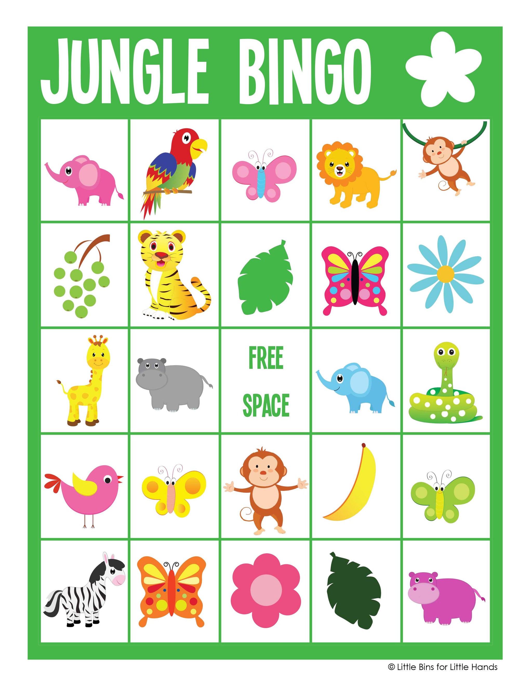 Bingo Games for Kids (3 FREE Games Pack) – Little Bins for Little Hands