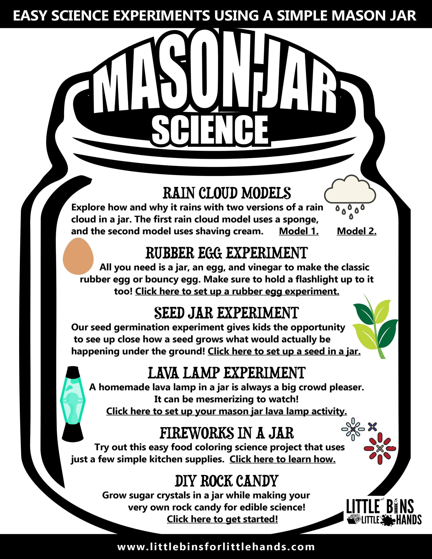 Science Experiments Mini Pack – Little Bins for Little Hands