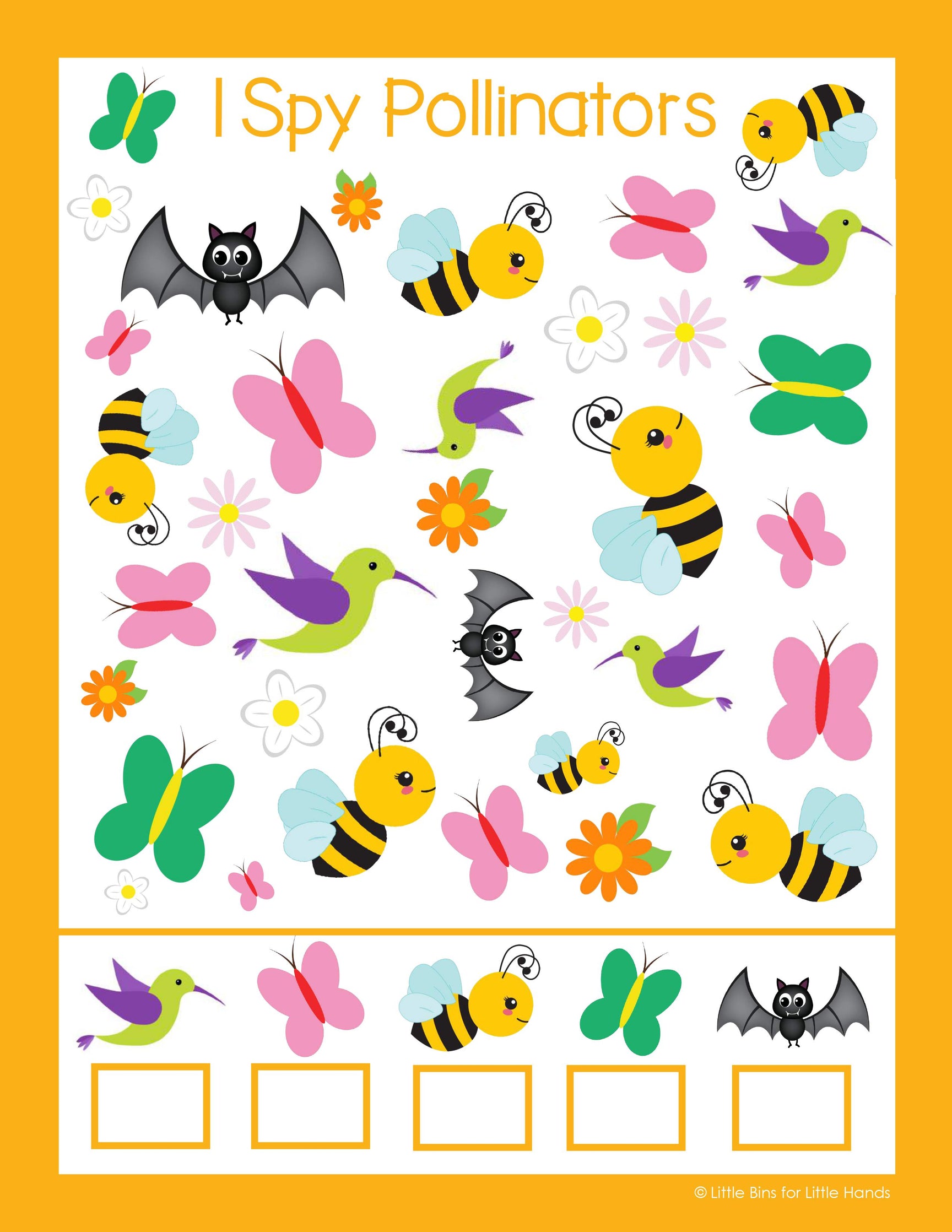 Animal and Bug Activity Pack (Early Learning) – Little Bins for Little ...