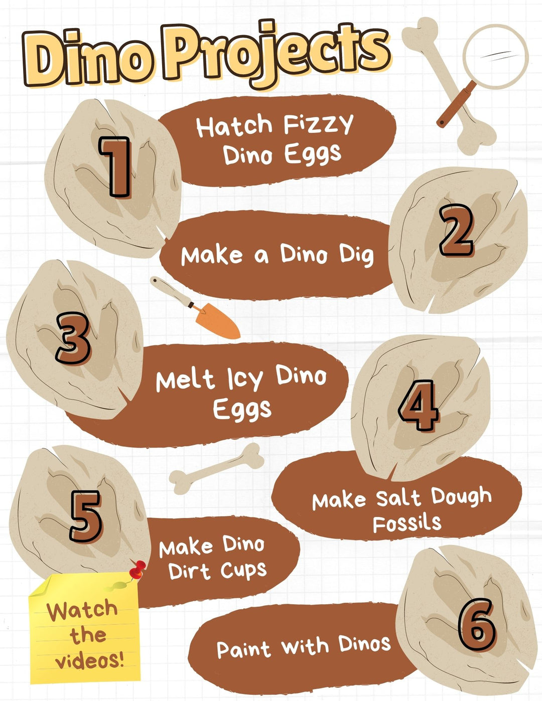 Dinosaur Projects Pack – Little Bins for Little Hands