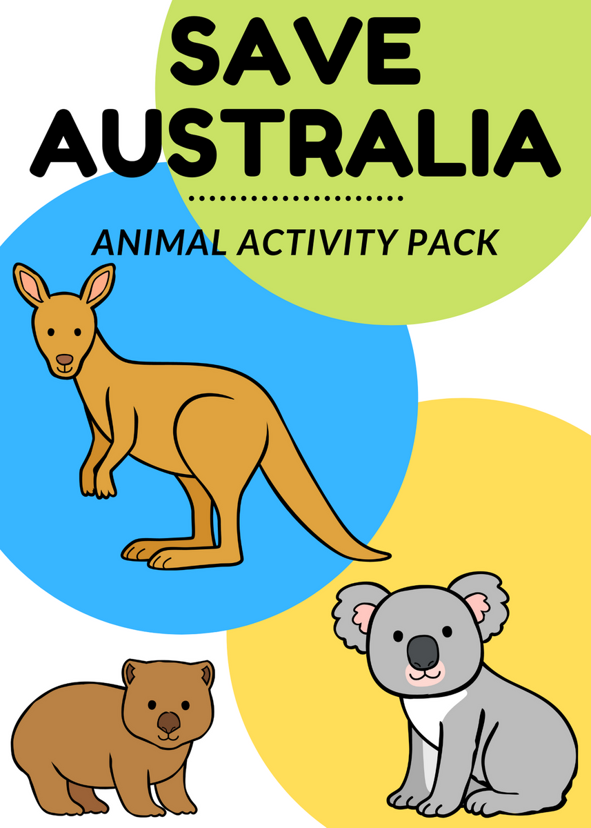 Australian Animal Activity Pack (100% Donation) – Little Bins for ...