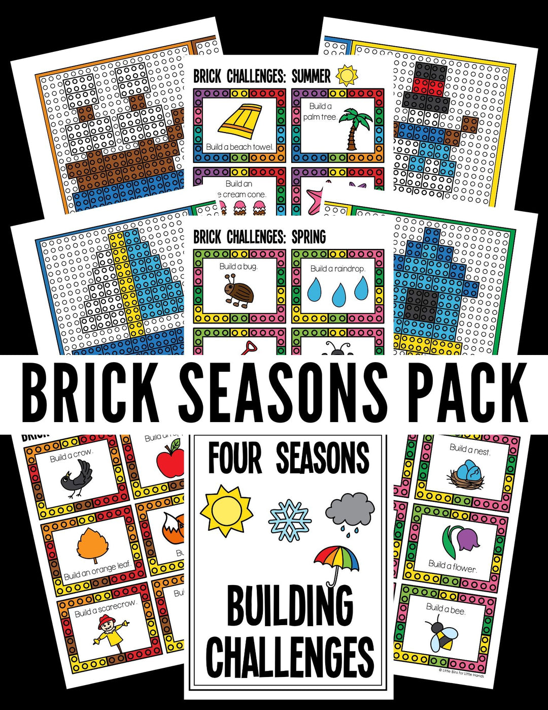 Brick Building – Little Bins for Little Hands