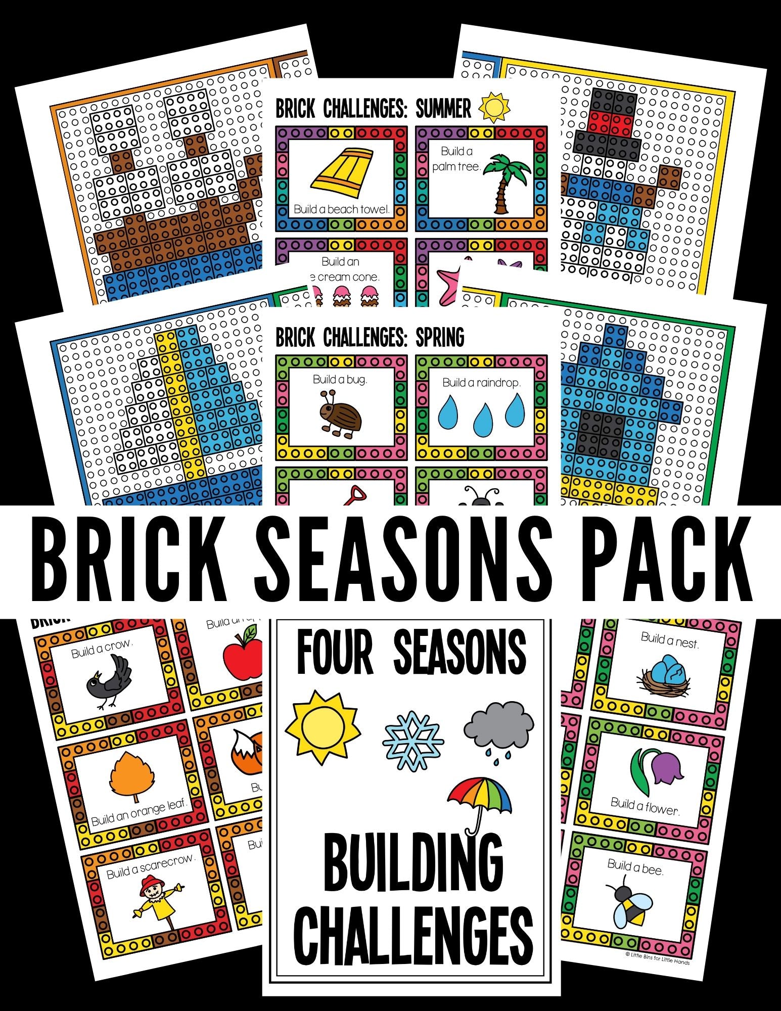 Brick Building – Little Bins for Little Hands