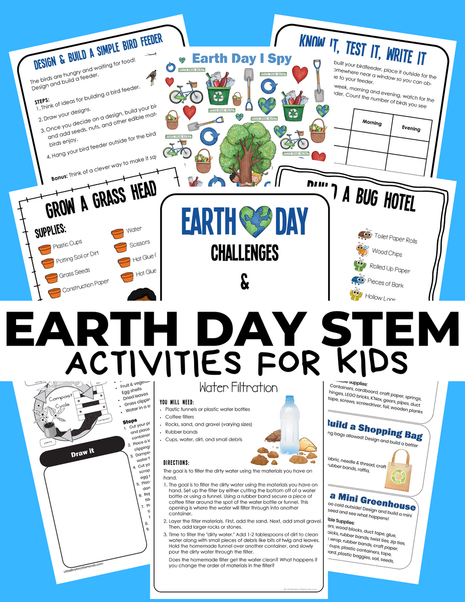 Earth Day STEM Pack – Little Bins for Little Hands