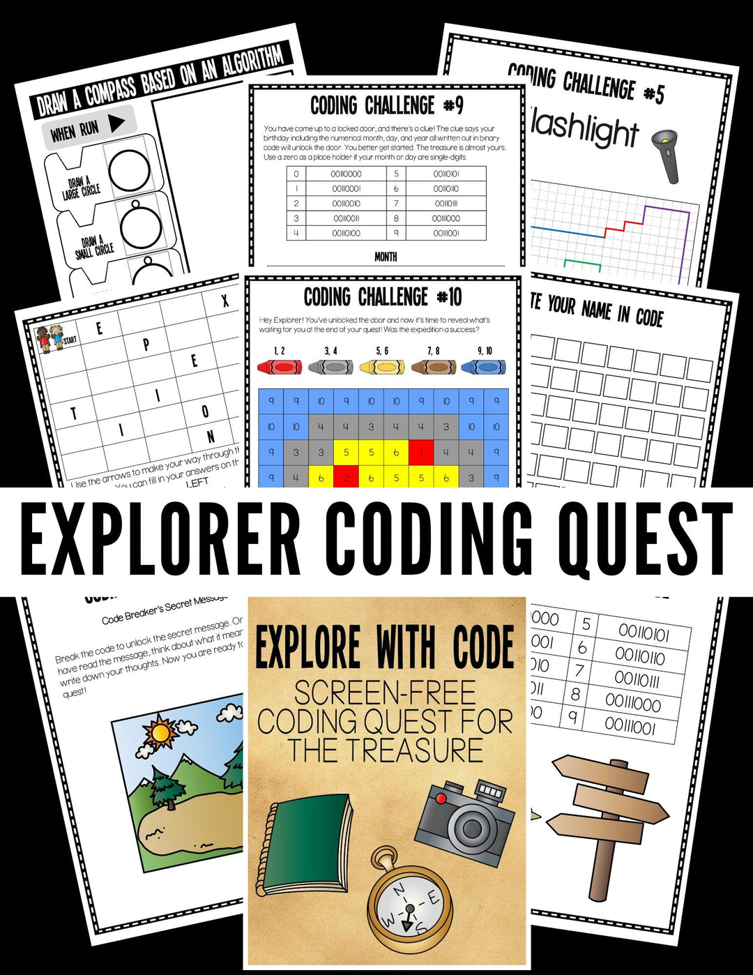 Coding Explorer's Quest Pack – Little Bins for Little Hands
