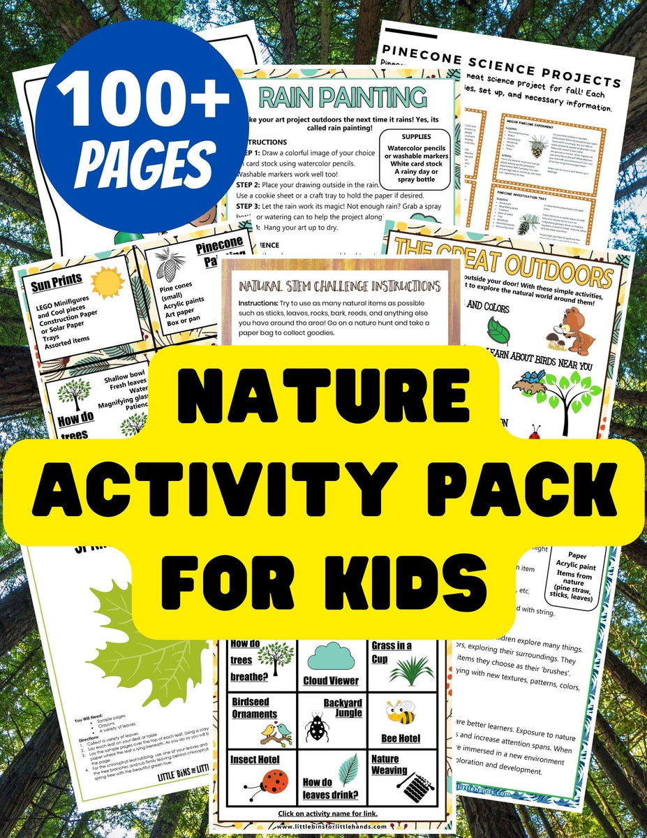 Nature Activities Pack – Little Bins for Little Hands