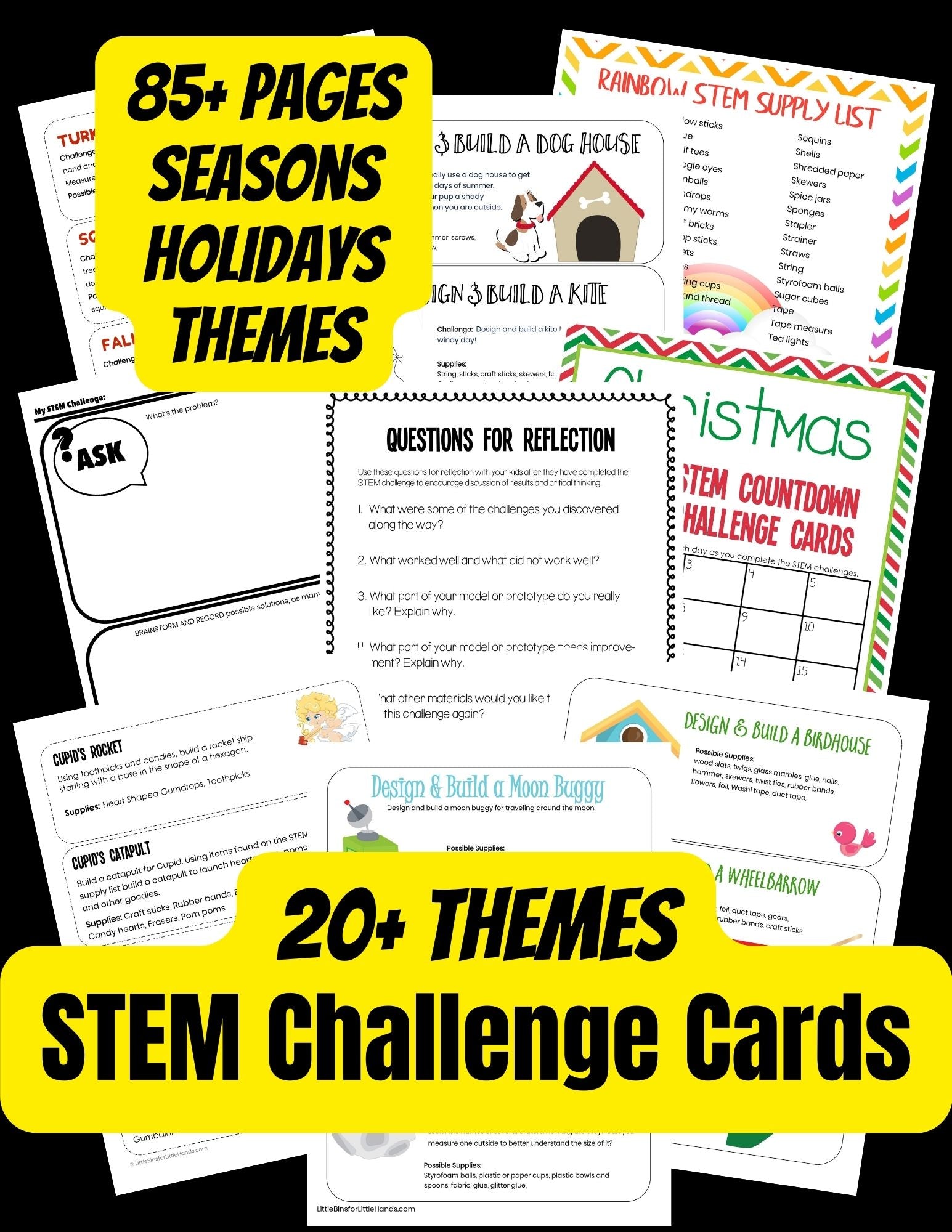 STEM Challenge Card Pack – Little Bins for Little Hands